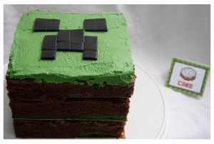Tarta Minecraft - Tú te lo guisas